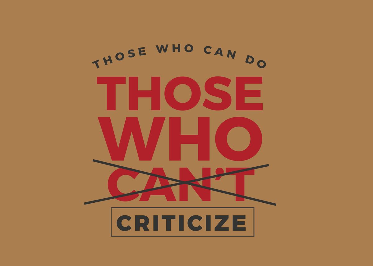 'Those who can do' Poster by baraiko eiji | Displate