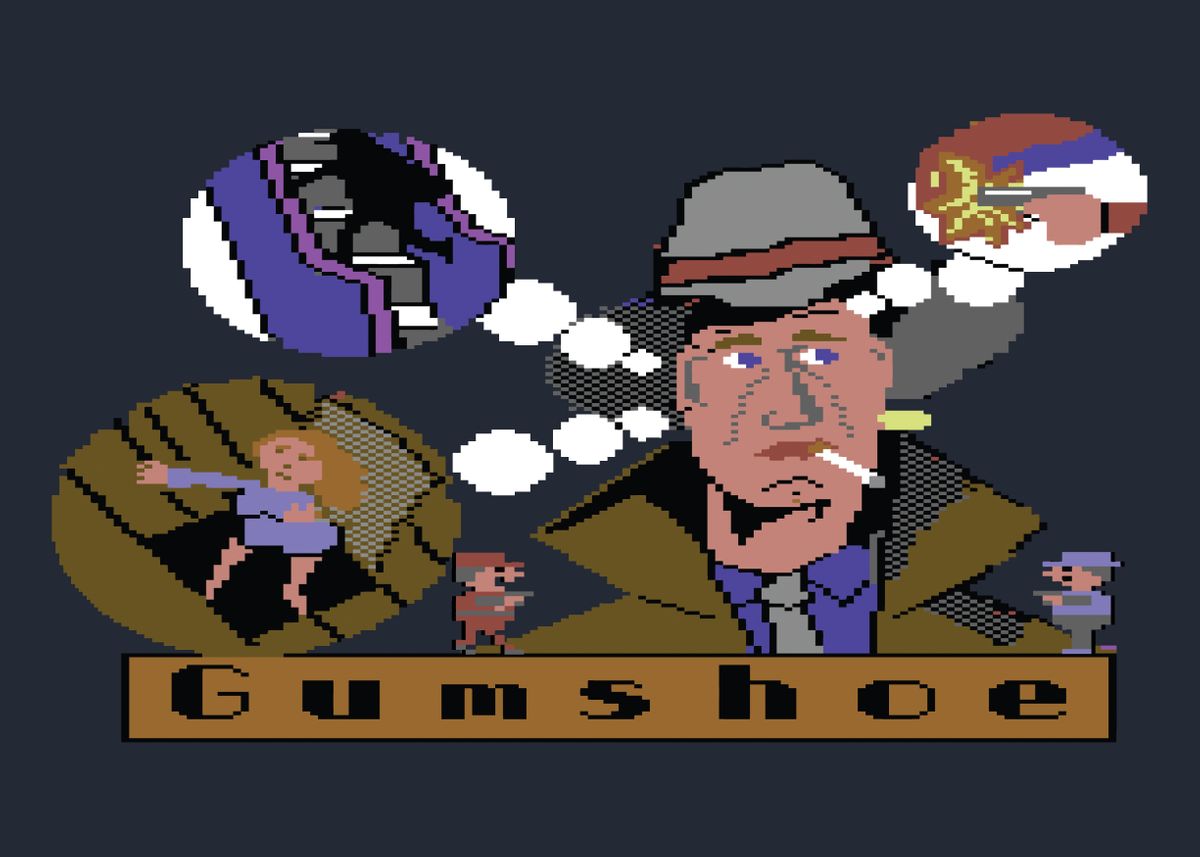 'Gumshoe' Poster, picture, metal print, paint by Chris Corkin | Displate