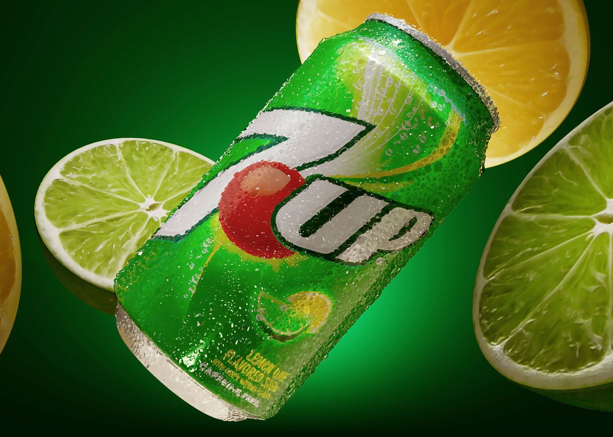 '7UP' Poster, picture, metal print, paint by shreyas rao | Displate