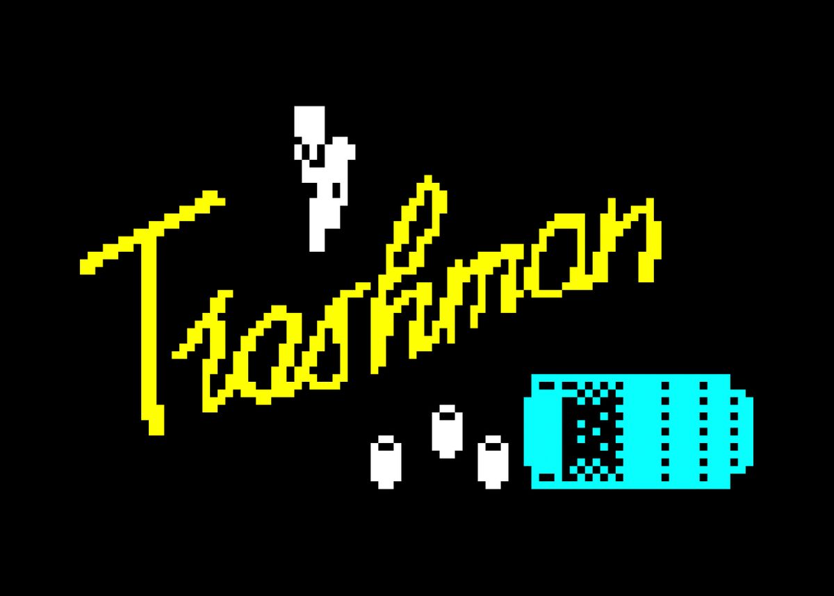 'Trashman' Poster, picture, metal print, paint by Chris Corkin | Displate