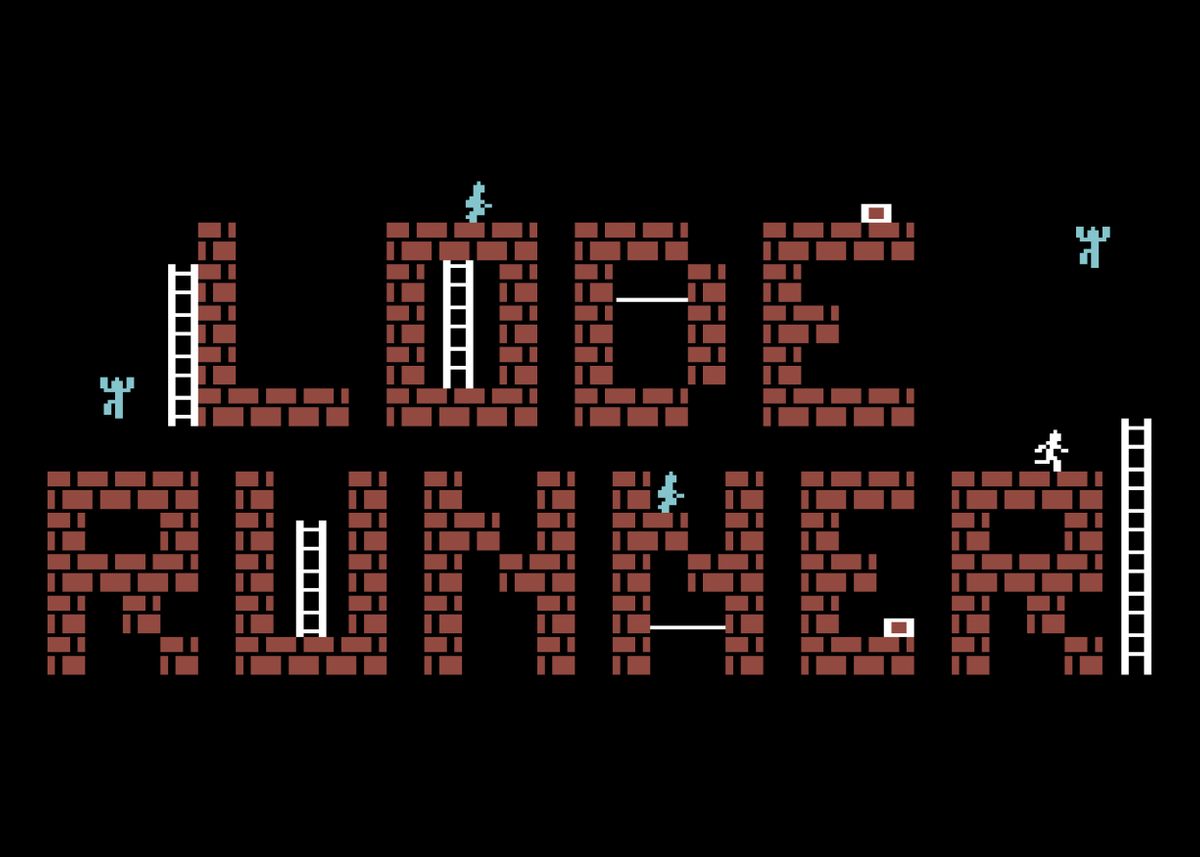 'Lode Runner' Poster by Chris Corkin | Displate