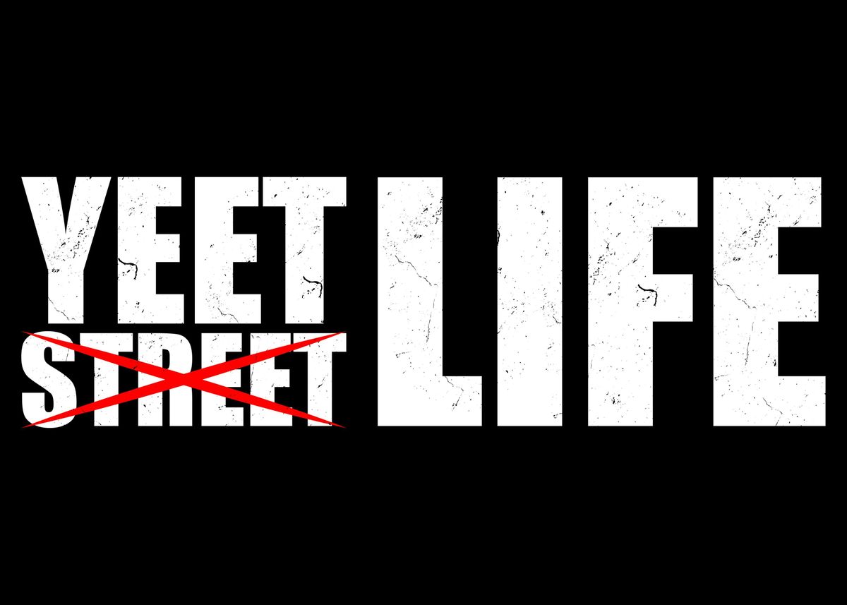 'Yeet Funny Gaming Gift' Poster, picture, metal print, paint by ...