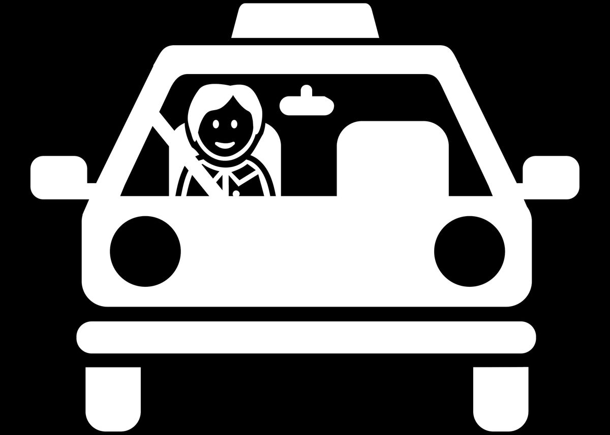 'Driving instructor' Poster, picture, metal print, paint by Designzz ...