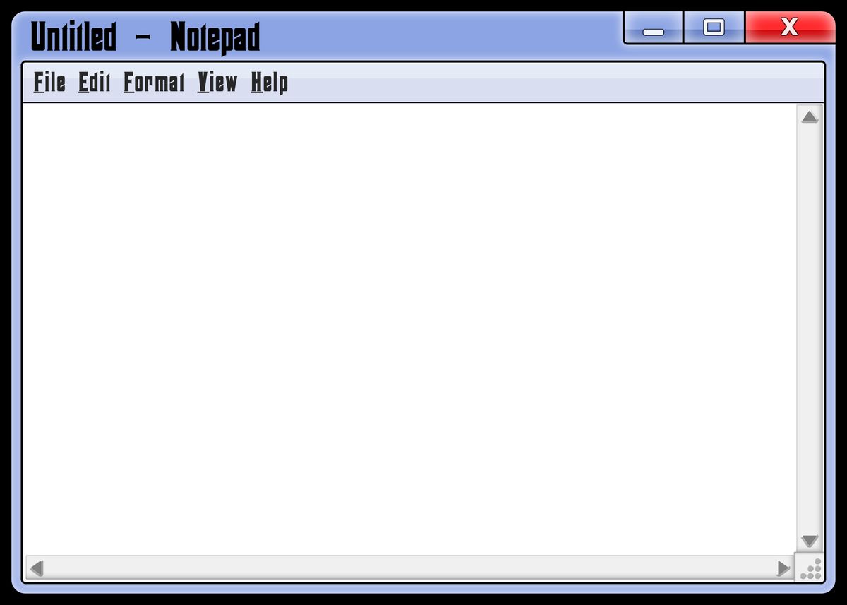 'Windows Notepad' Poster, picture, metal print, paint by Lineis Style ...