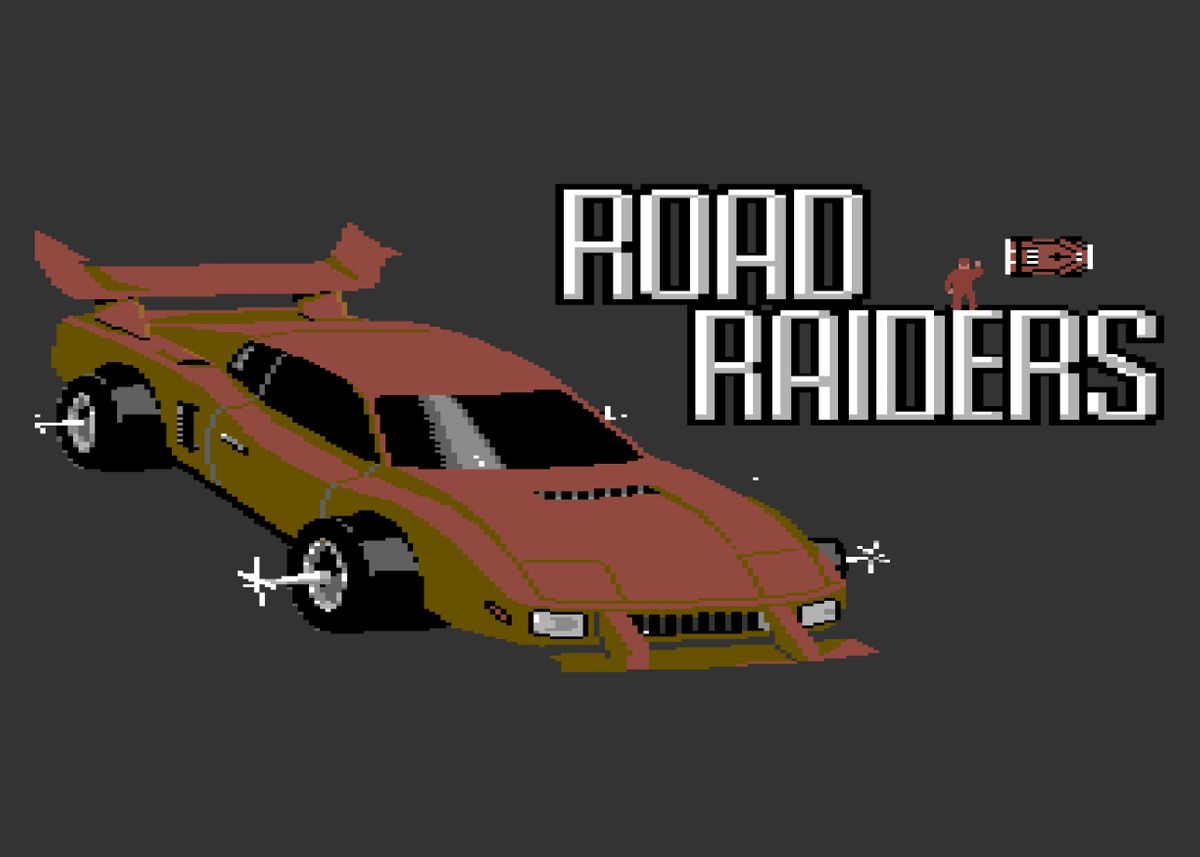 'Road Raiders' Poster, picture, metal print, paint by Chris Corkin ...