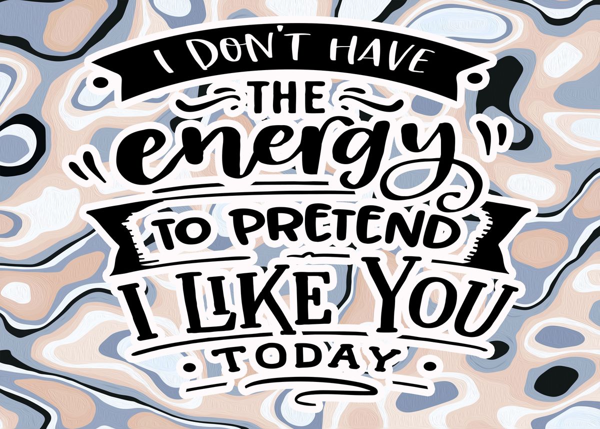 'Funny Sarcasm' Poster by Family Cutey | Displate