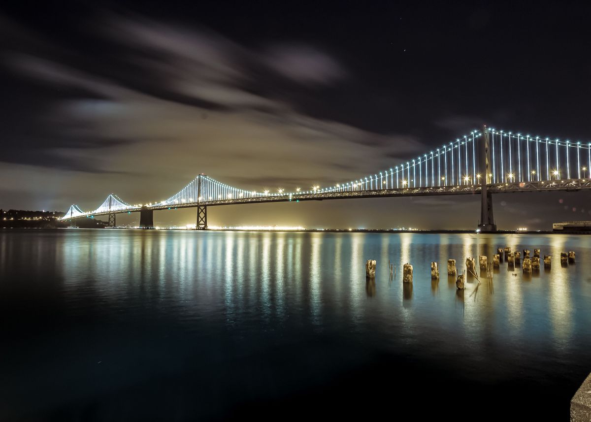 'Bay Bridge' Poster by Tom | Displate