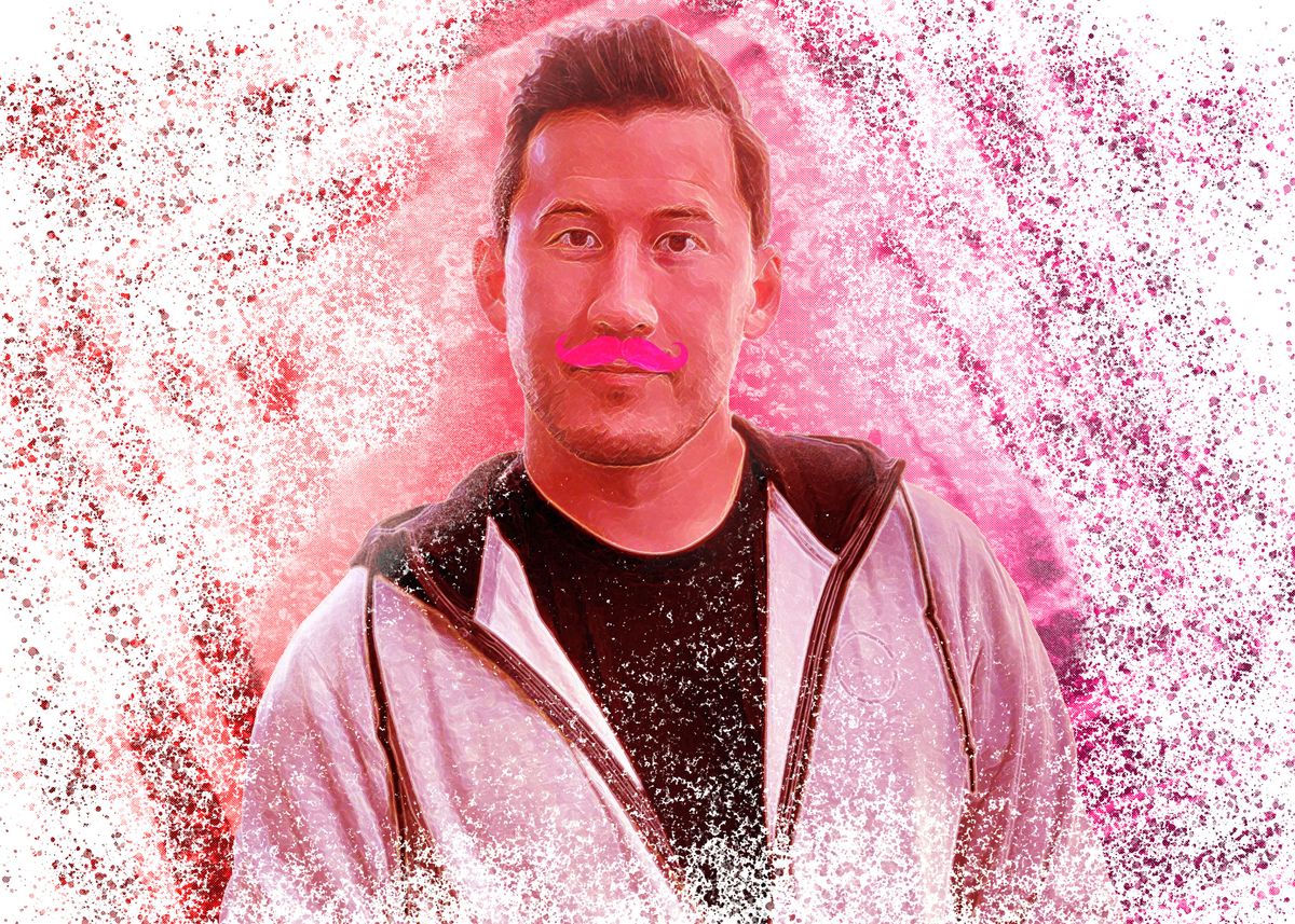 'Markiplier ART ' Poster, picture, metal print, paint by Kinge | Displate