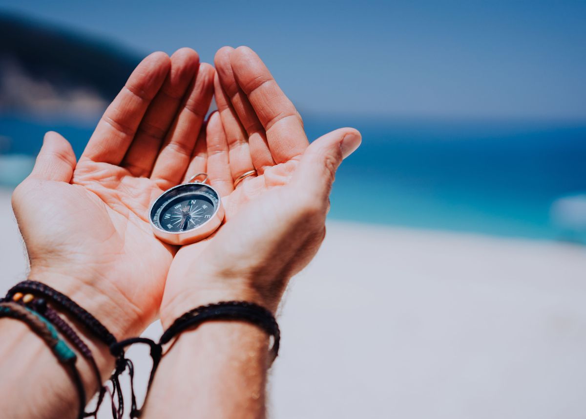 'Open Hand Palms With Metal' Poster, picture, metal print, paint by ...