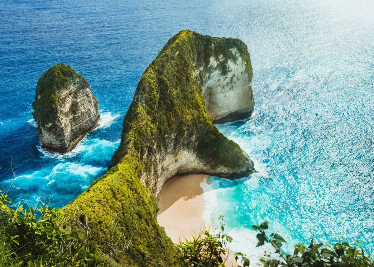 'Panoramic Shot Of Manta Ba' Poster, picture, metal print, paint by ...