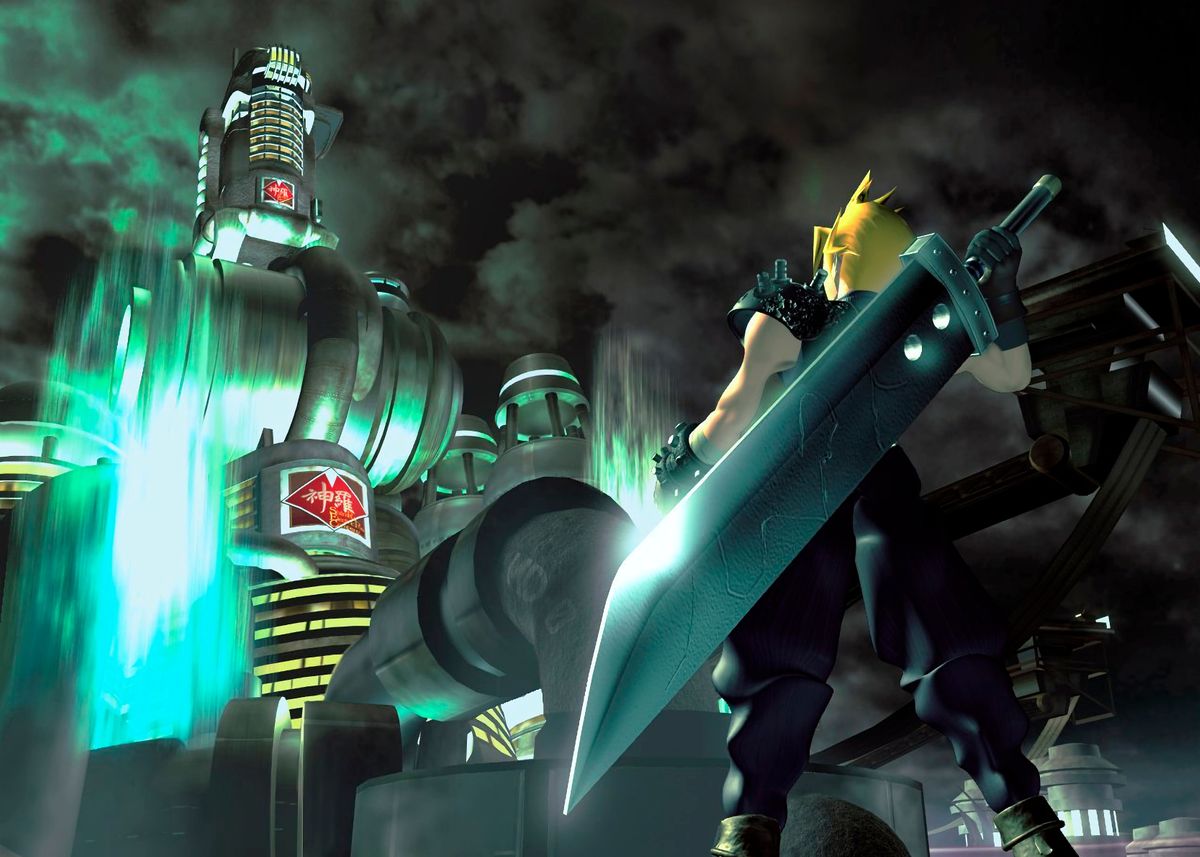 'FINAL FANTASY VII PROMO' Poster, picture, metal print, paint by ...