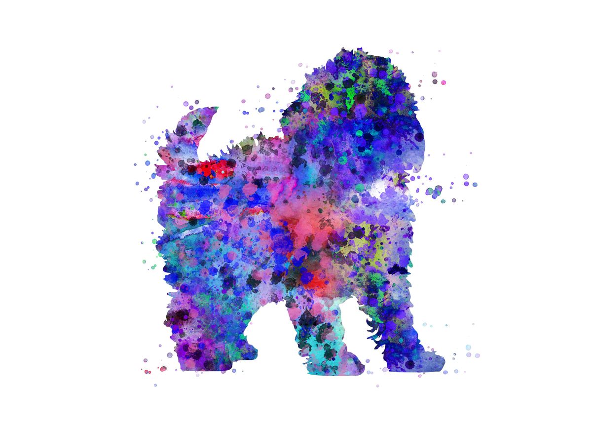 'Labradoodle ' Poster, picture, metal print, paint by RosaliasArt ...