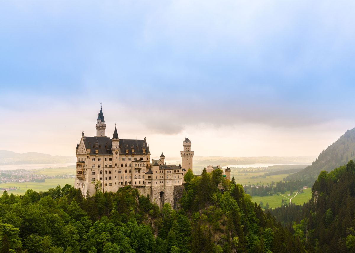 'Neuschwanstein Castle ' Poster, picture, metal print, paint by Max ...