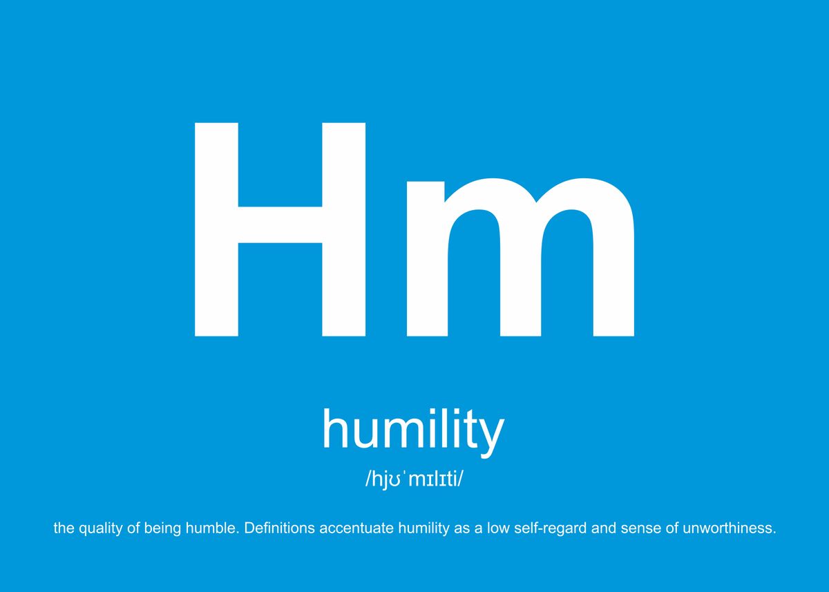 'Humility' Poster, picture, metal print, paint by David Cipriano | Displate