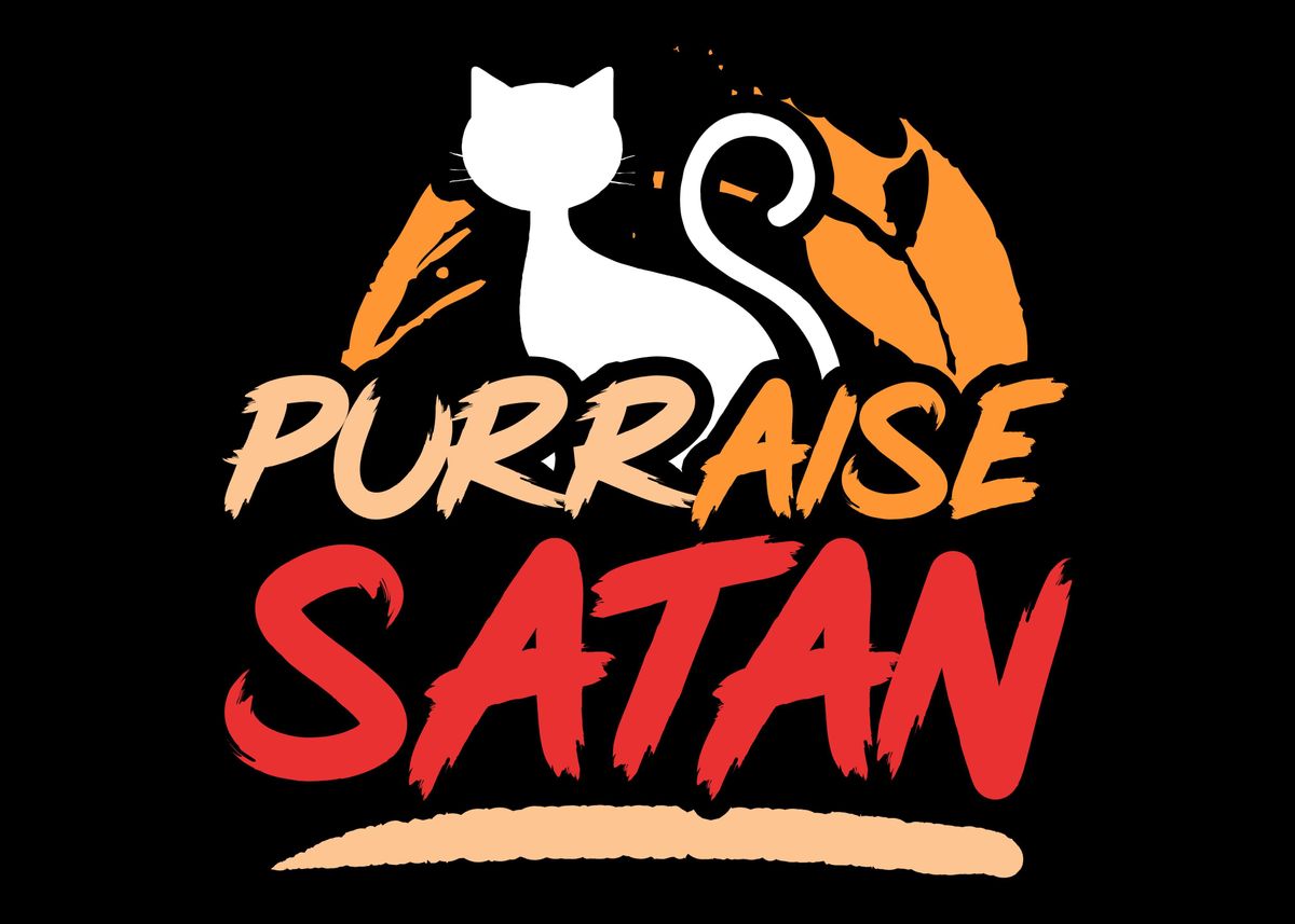 'Satanists Satan Halloween' Poster by Sebastian Wünsche | Displate