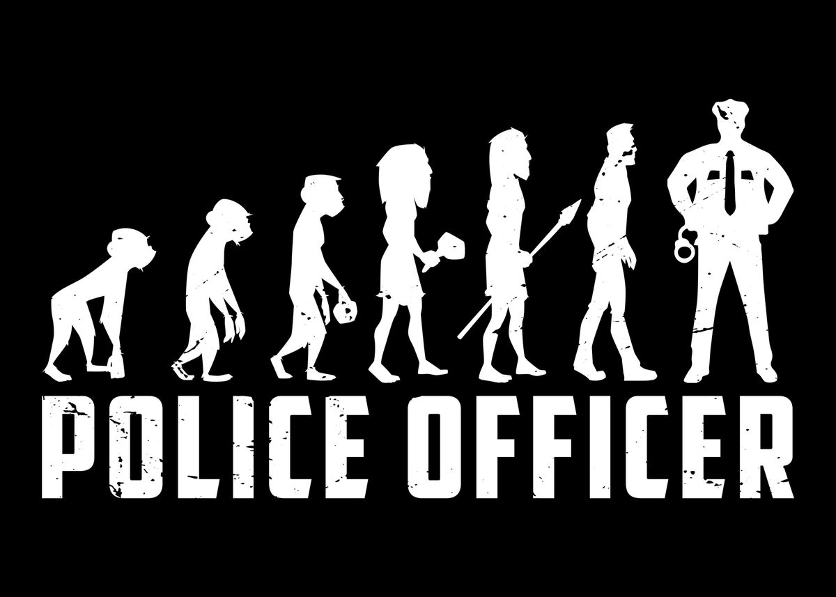 'Police Officer' Poster, picture, metal print, paint by John DonJoe ...