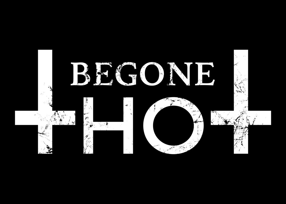 'Be Gone Thot' Poster, picture, metal print, paint by AestheticAlex ...