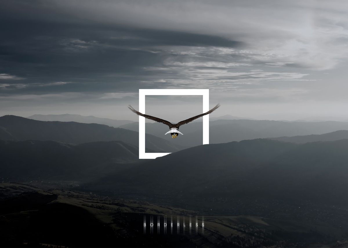 'BORDERLESS' Poster by Archie Andarski | Displate