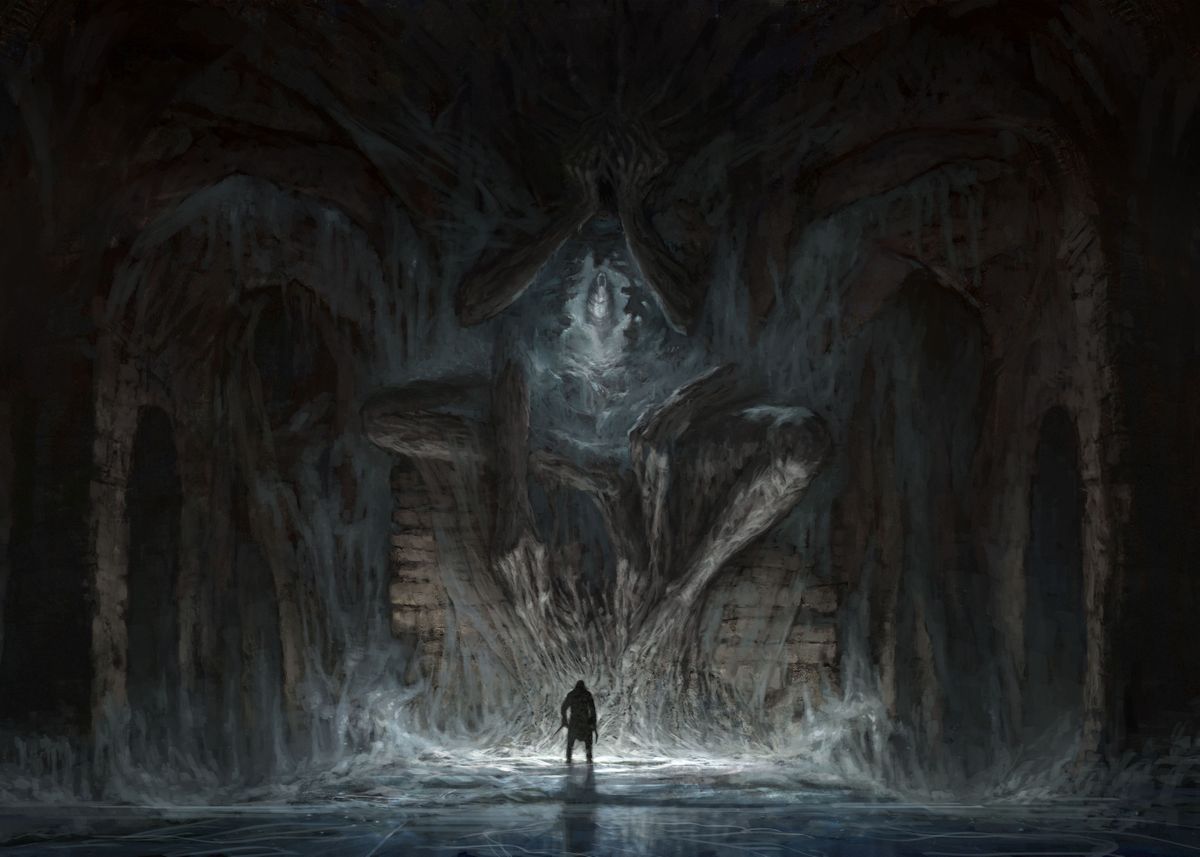 'Crypt' Poster, picture, metal print, paint by Mortal Shell | Displate