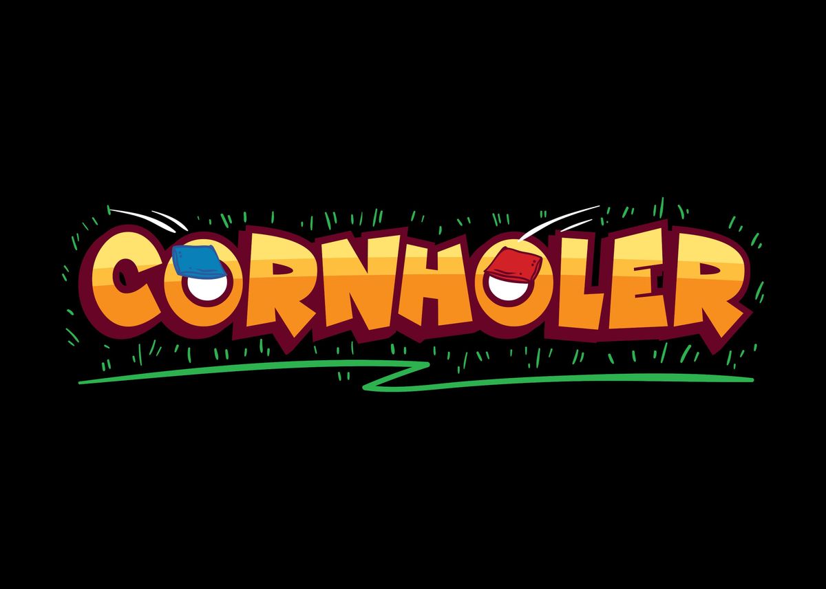 'Cornholer' Poster, picture, metal print, paint by Uwe Seibert | Displate