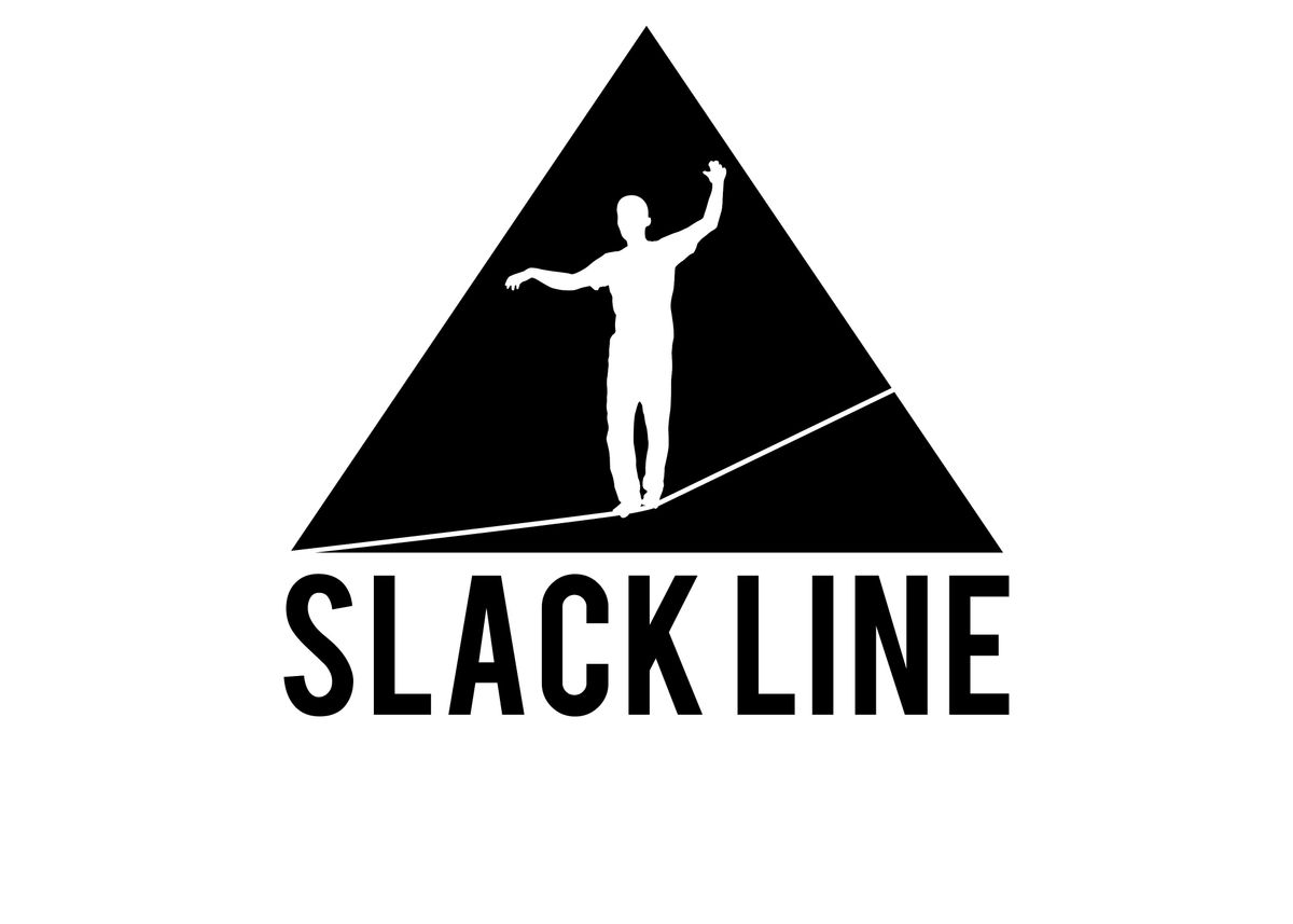 'Slackline' Poster, picture, metal print, paint by bananadesign | Displate