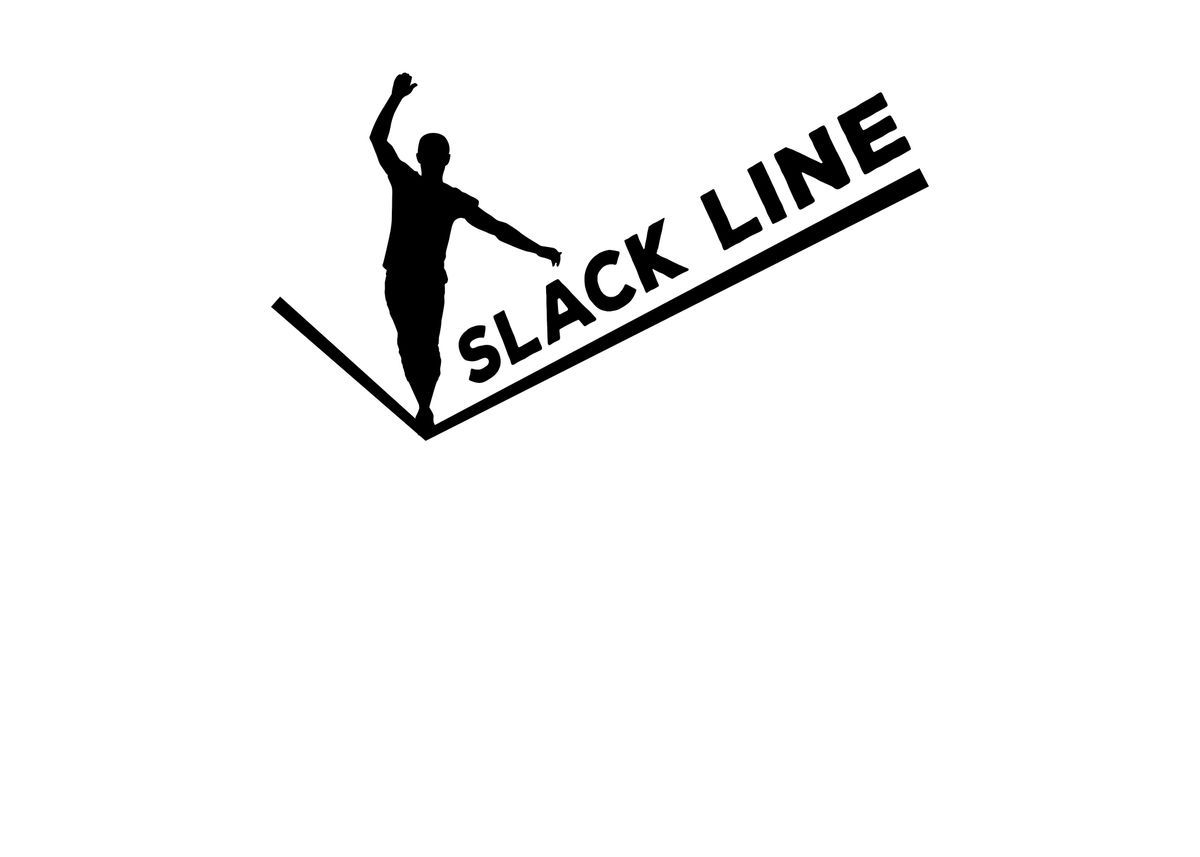 'Slackline' Poster by bananadesign | Displate