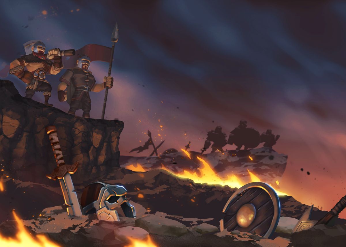 'Northgard Conquest' Poster, picture, metal print, paint by Northgard ...