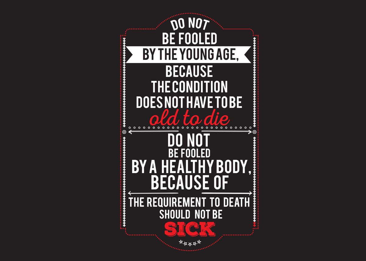 'do not be fooled ' Poster by baraiko eiji | Displate