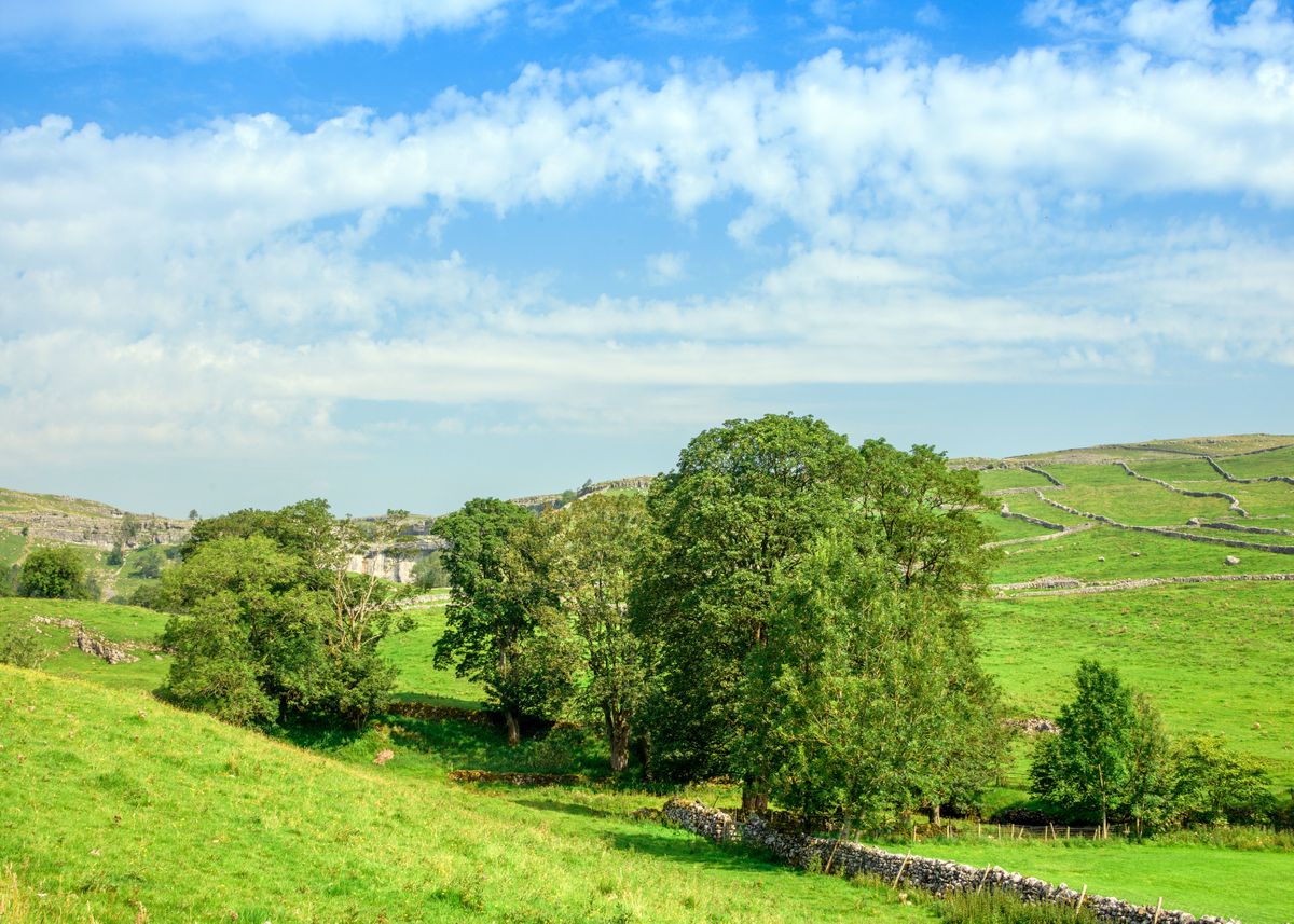 'North Yorkshire Landscape' Poster, picture, metal print, paint by ...