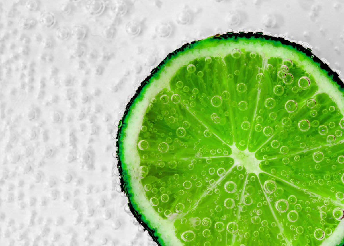 'Fizzy Lime' Poster, picture, metal print, paint by Inspired Images ...