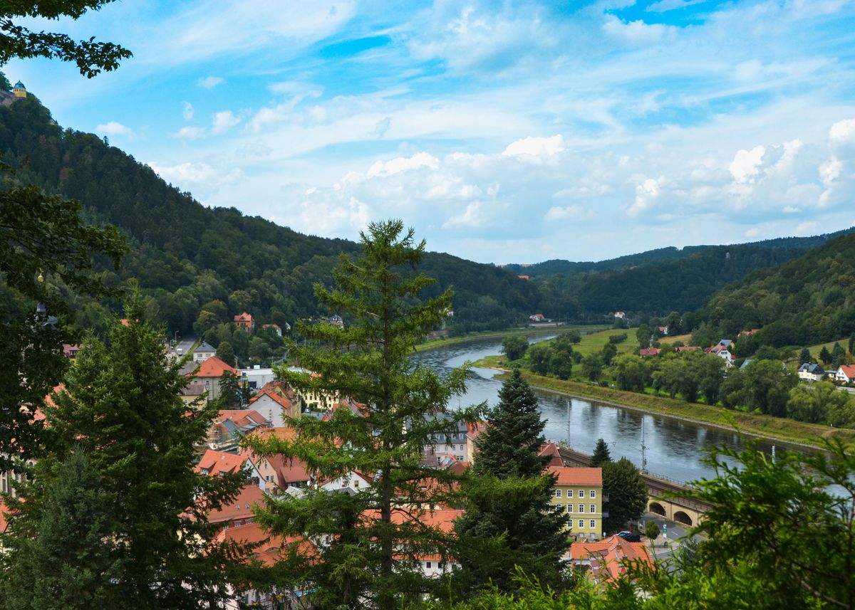 'Elbe' Poster, picture, metal print, paint by Petrus | Displate