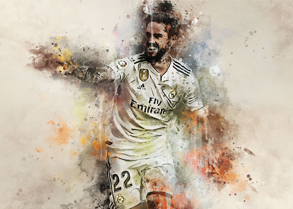 'Isco' Poster, picture, metal print, paint by Murray Oren | Displate