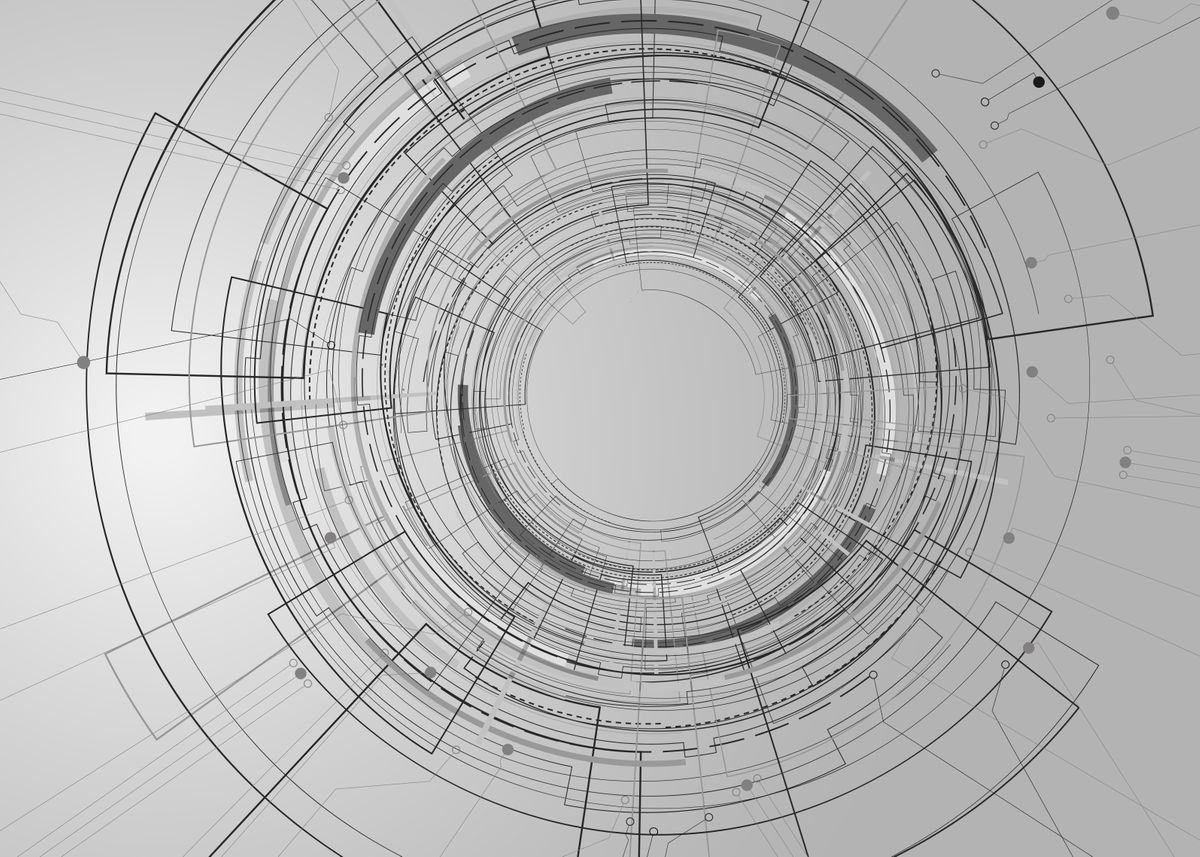 'Futuristic technology' Poster by Vs 1489 | Displate