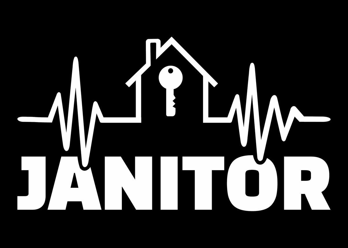 'Janitor' Poster, picture, metal print, paint by Designzz | Displate