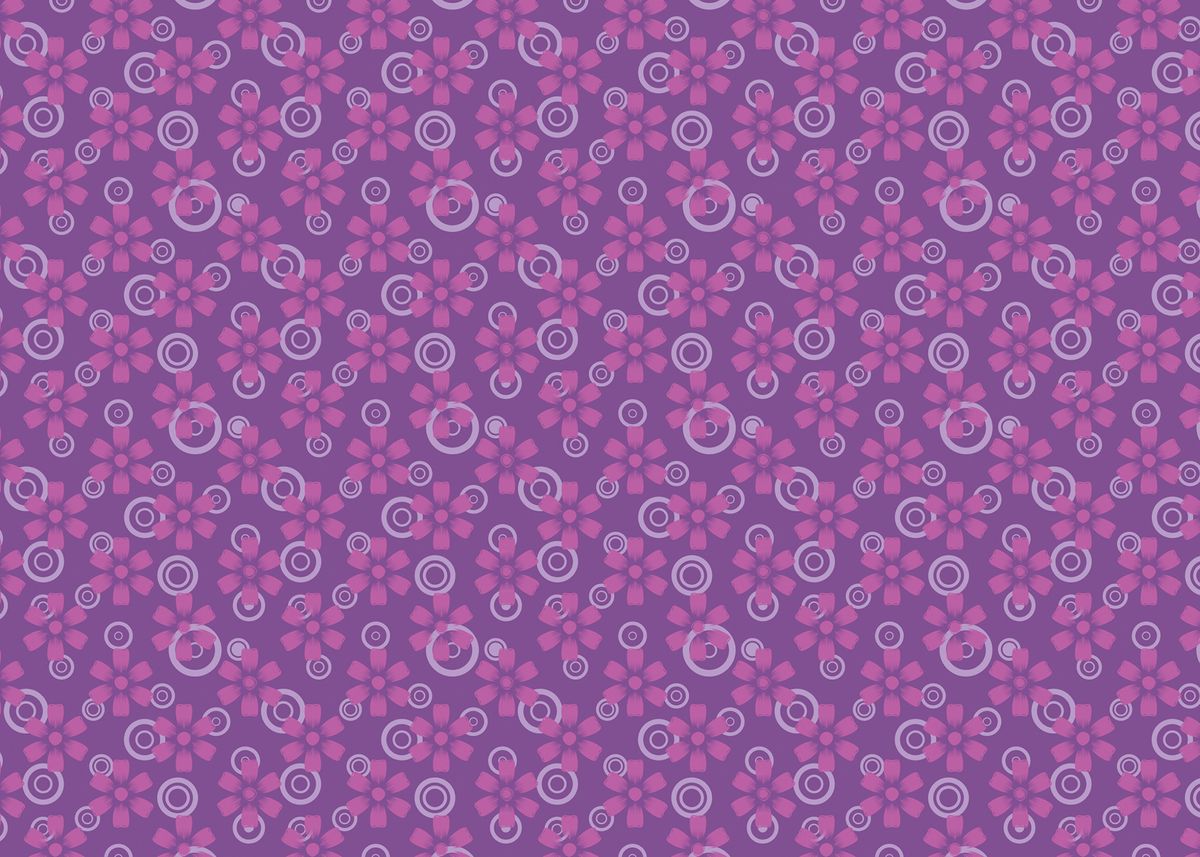 'purple art pattern' Poster, picture, metal print, paint by baraiko ...