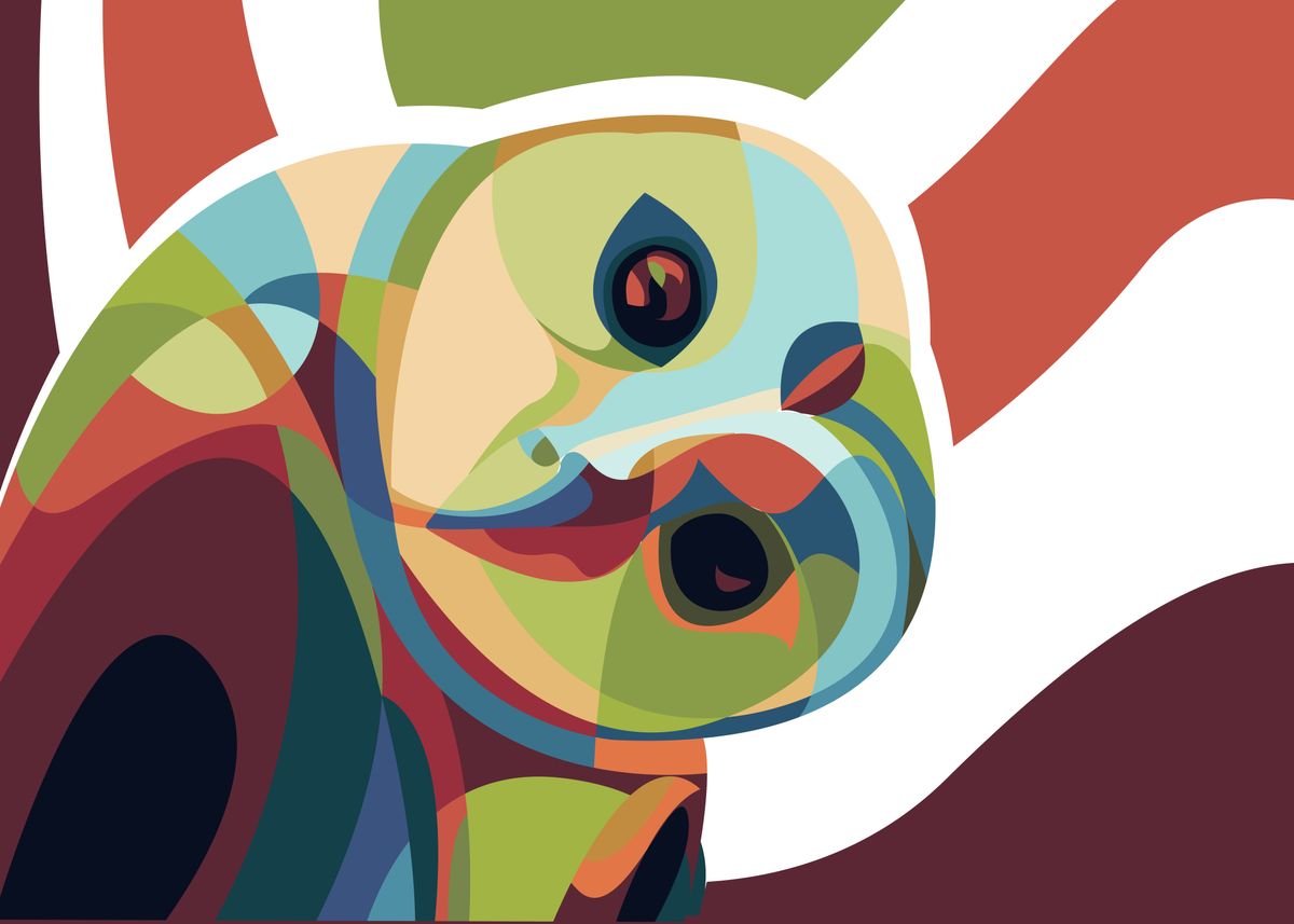 'owl pop art' Poster by AD art | Displate