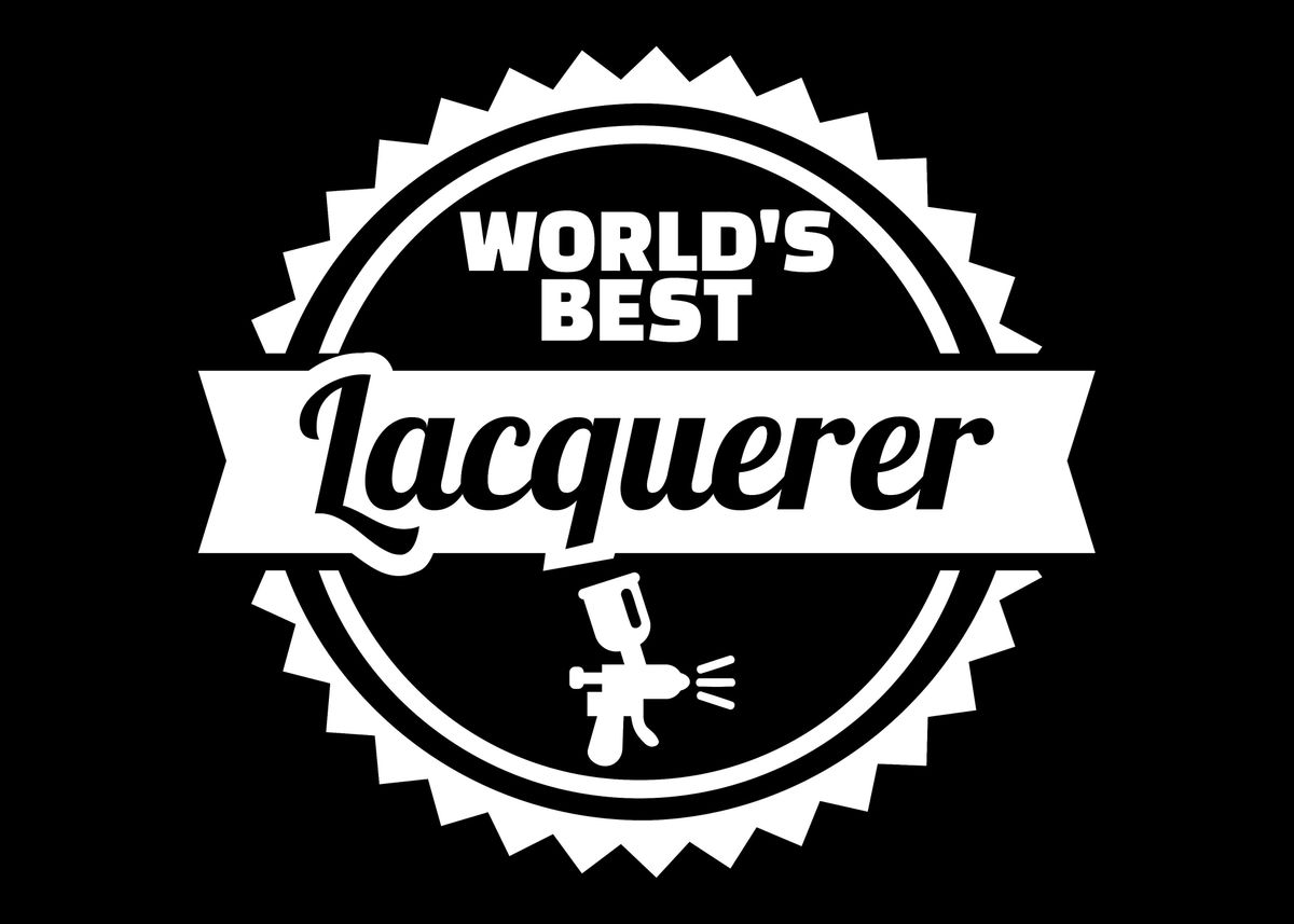 'Lacquerer' Poster, picture, metal print, paint by Designzz | Displate