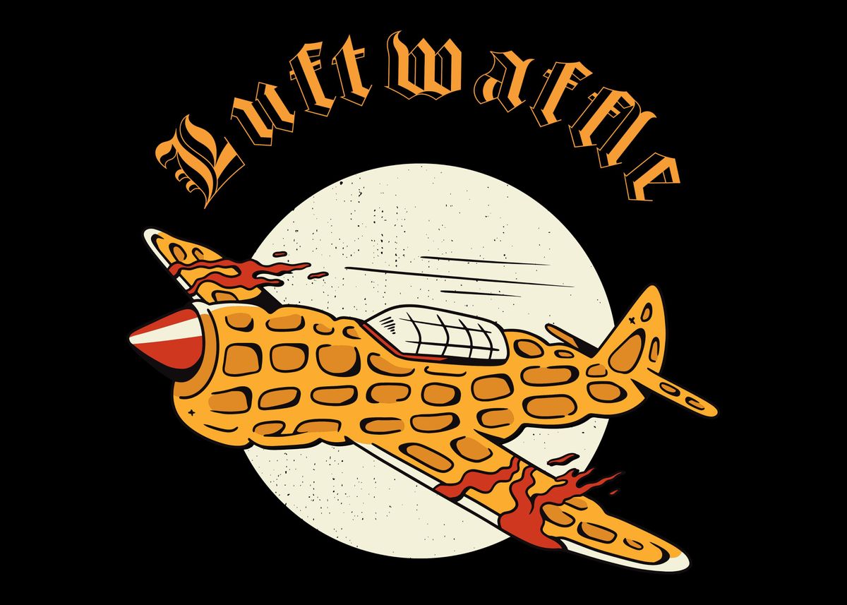 'Luftwaffle Waffle' Poster by Michael | Displate