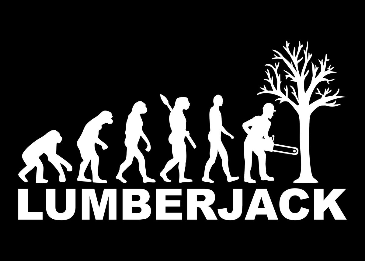 'Lumberjack' Poster by Designzz | Displate