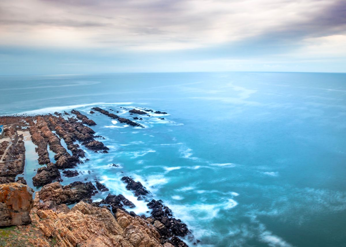 'Mosselbay sunset' Poster, picture, metal print, paint by Ava Peattie | Displate