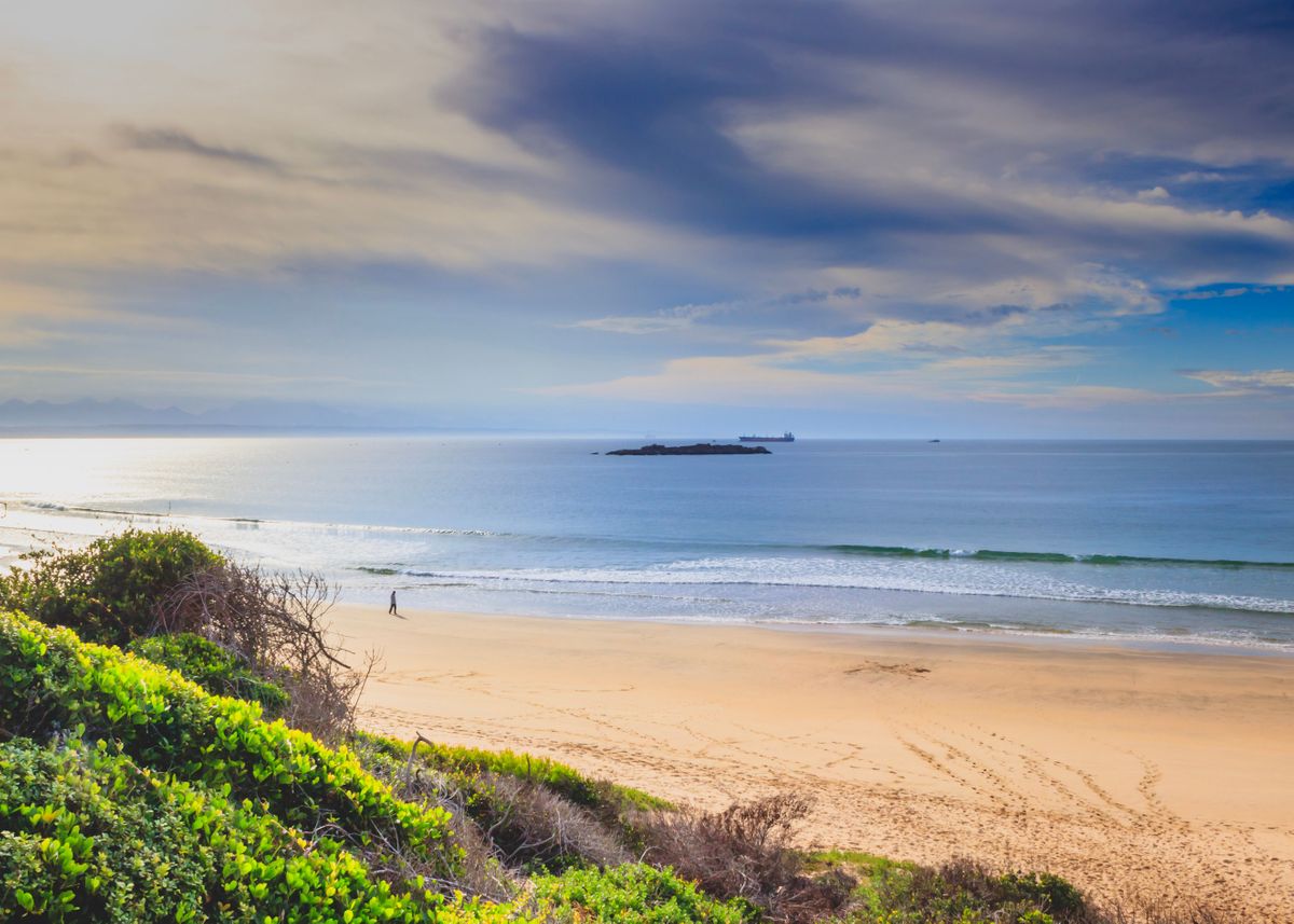 'Mosselbay sunset' Poster, picture, metal print, paint by Ava Peattie | Displate