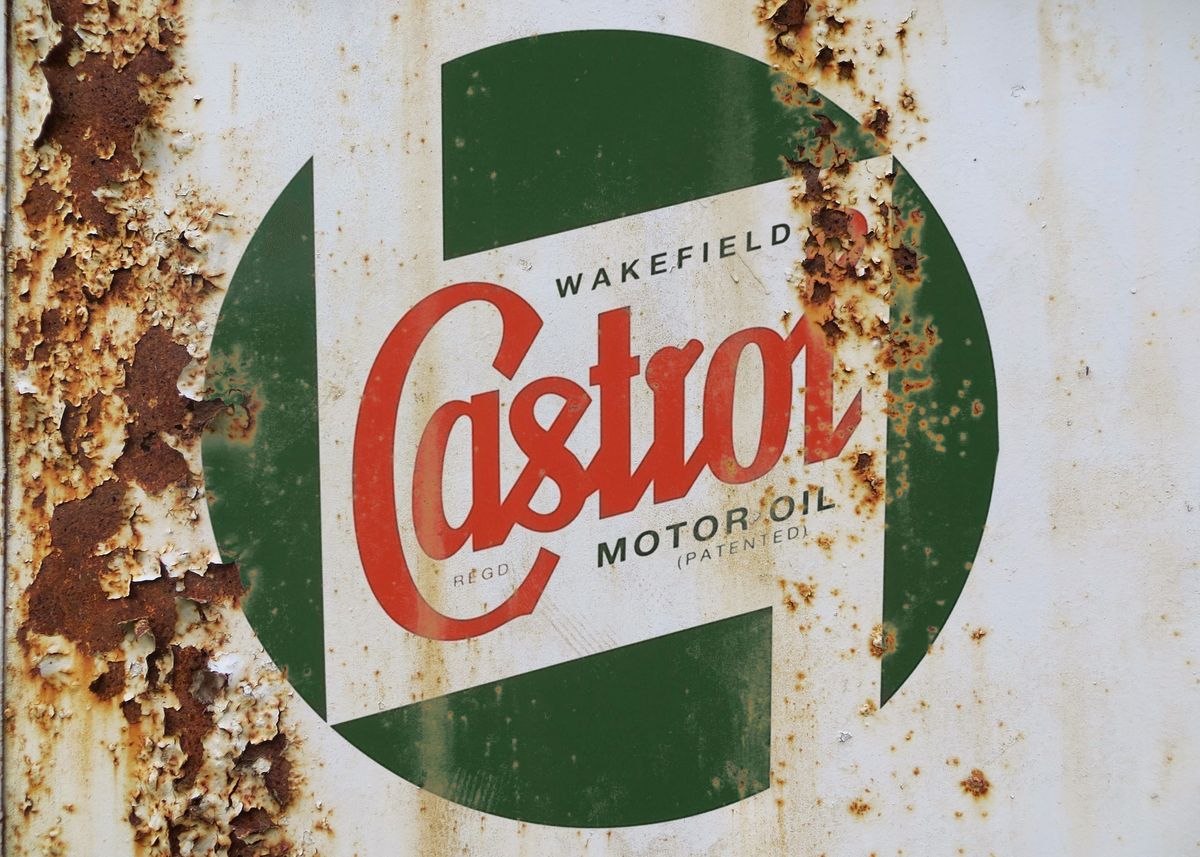 'Castrol Oil' Poster, picture, metal print, paint by George Whiteside ...