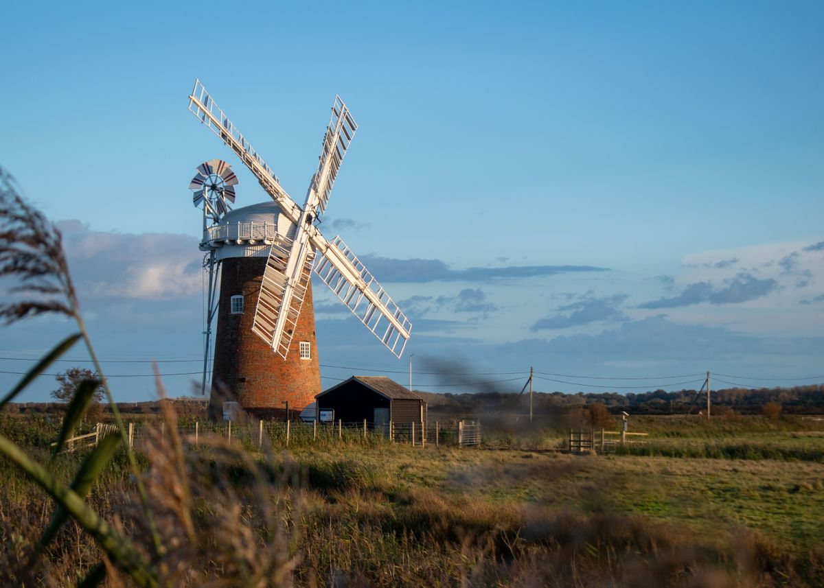 'Horsey Windmill 3' Poster by Tadas Lisauskas | Displate