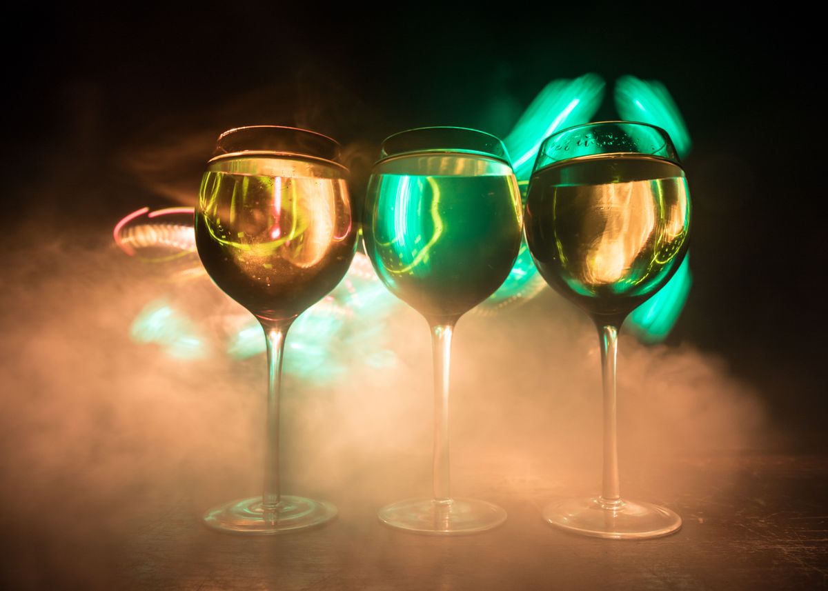 'Wine Effects' Poster, picture, metal print, paint by ACR ACR | Displate