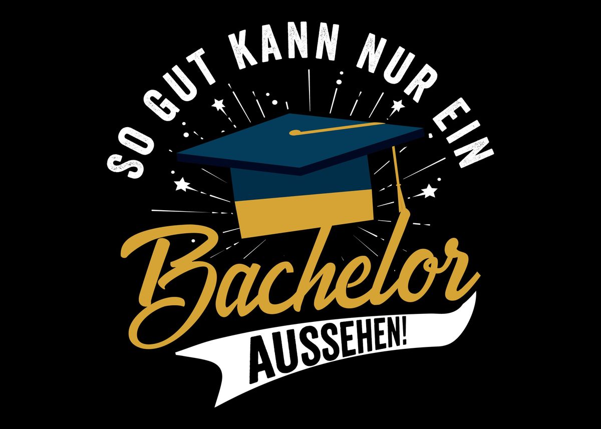 'Bachelors slogan' Poster by Robert | Displate