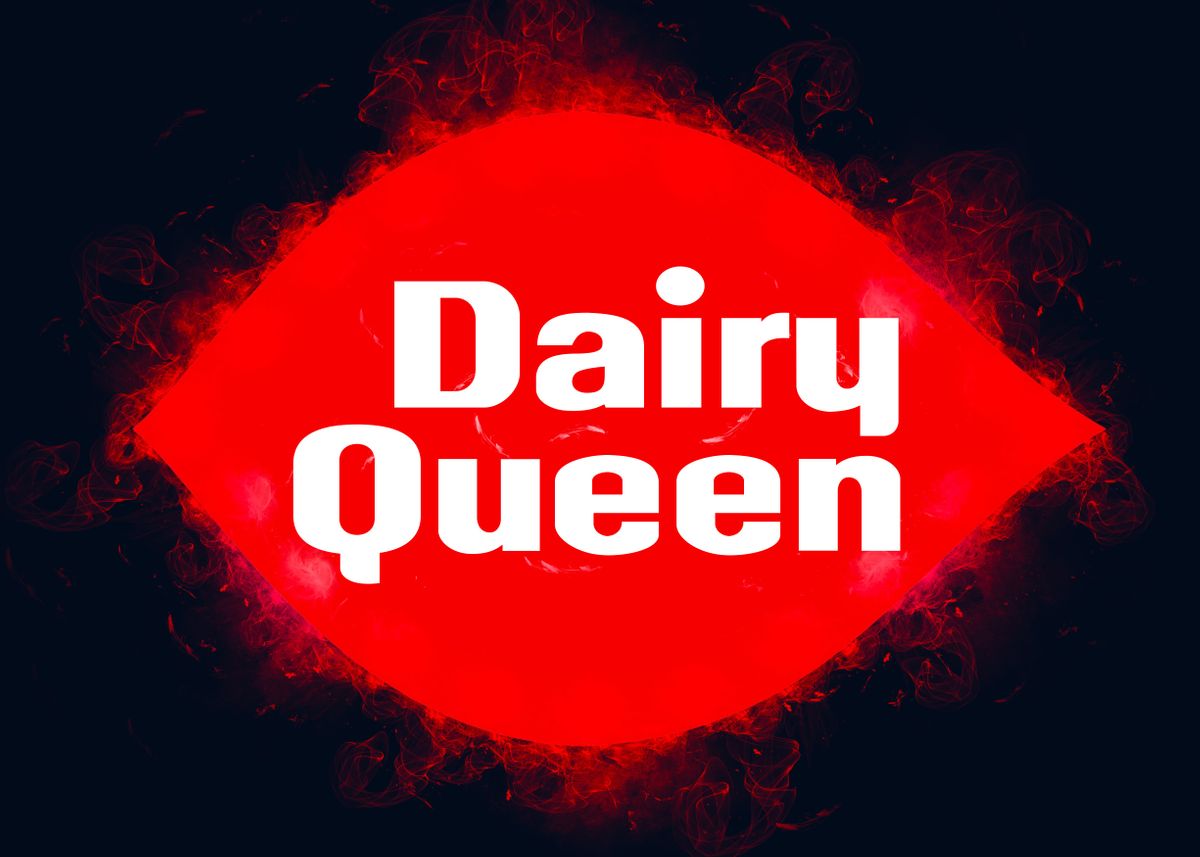 'Dairy Queen' Poster, picture, metal print, paint by shiner artist ...