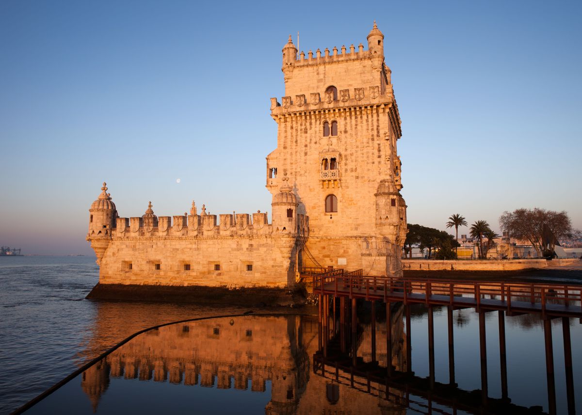 'Belem Tower in Lisbon' Poster, picture, metal print, paint by ...