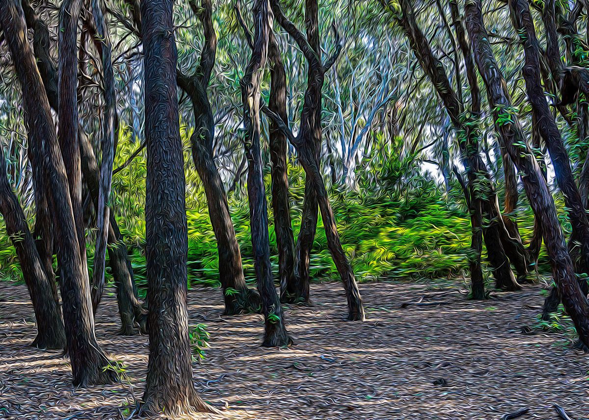 'Pinewood' Poster by Sergio Pazzano | Displate