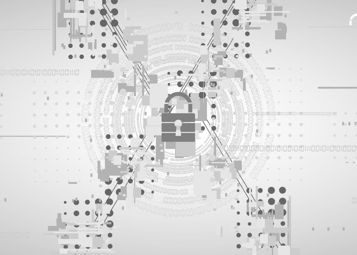 'syber security' Poster, picture, metal print, paint by Vs 1489 | Displate