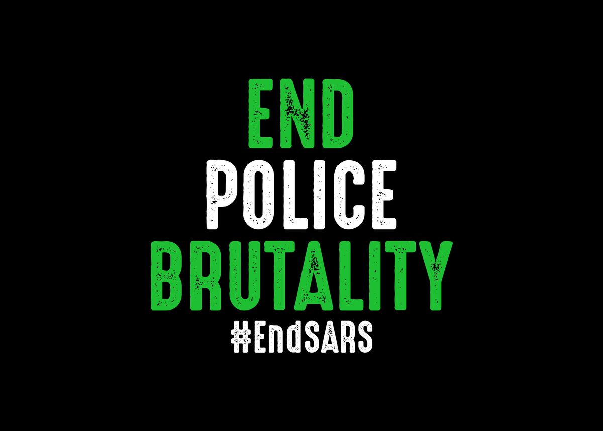 'EndSars End Police ' Poster by funk punk | Displate
